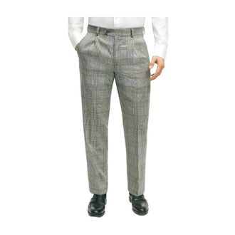 Brooks Brothers Regent Fit Woll Check Anzughose - - Trousers - Herren - Mehrfarbig - W40