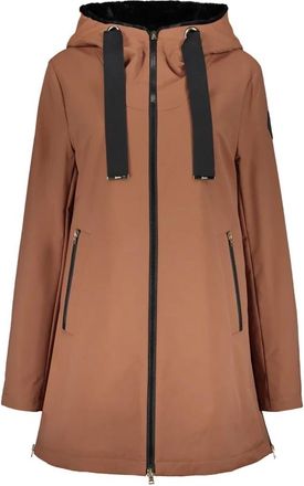 Herno Femme, Manteaux, Brun, Taille: 32 FR Hooded Jacket