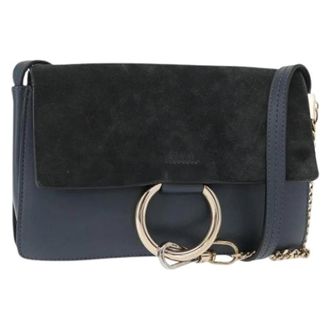 Chlo&eacute; Pre-owned Faye Schultertasche - - Pre-owned - Damen - Blau - ONE SIZE