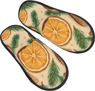 Generic Pantoufles aquarelles en forme de feuille d&eacute;rable pour femme et homme - Antid&eacute;rapantes - Confortables - En mousse &agrave; m&eacute;moire de forme - Pour chambre &agrave; 