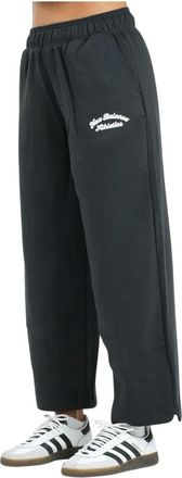 New Balance Femme, Pantalons, Noir, Taille: 42 FR Linear Heritage Fleece Barrel Leg Pant