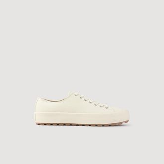 Sandro Niedrige Sneakers aus Leinen