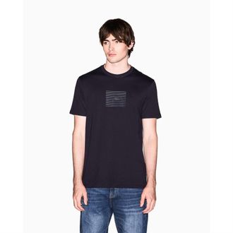 A|X Armani Exchange T-Shirt f&uuml;r Herren, Logo (Marineblau)
