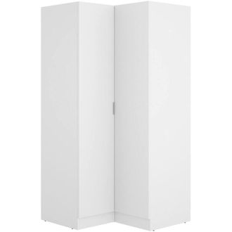 Dmora Dmora - Armoire Elgon, Meubles dangle pour chambre &agrave; coucher, Armoire dangle avec 2 portes battantes, 91x93h184 cm, Ch&ecirc;ne, avec emballage renforc&eacute;