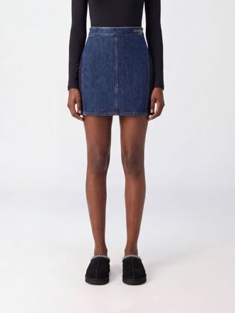 Givenchy High-Waist Bleistift-Minirock aus Baumwoll-Denim