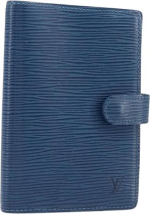 Louis Vuitton Pre-owned Day Planner Cover - Femme - Pre-owned - Bleu - Taille: ONE Size