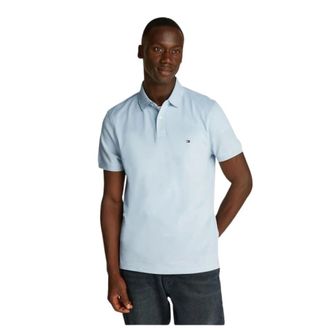 Tommy Hilfiger Homme, Tops, Bleu, Taille: M Polo Piqu&eacute; Textur&eacute; Collection 1985