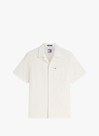 Tommy Hilfiger Polo &agrave; manches courtes en lin et coton