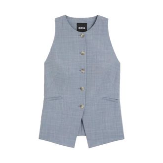 HUGO BOSS Damen, Jacken, Blau, MGr&ouml;&szlig;e
