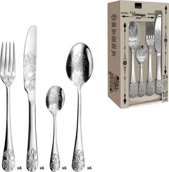 Amefa C&eacute;monial Besteckset, 24-teilig
