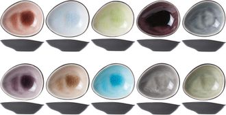 Cosy & Trendy Streetfood Festival Plate Ov 6.9x5.9cm10 Ass (10er Set)