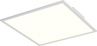 Lindby LED Deckenleuchte (LED Panel) Quais (Modern) in Wei&szlig; aus Aluminium (1 flammig,) - Lampe Deckenlampe K&uuml;chenleuchte