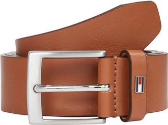 Tommy Hilfiger Homme Ceinture Adan 3,5 cm Cuir, Marron (Cognac), 85 cm