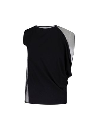 Sportmax Asymmetrical Stretch Viscose Top