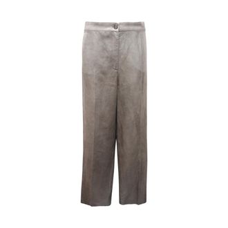 Pinko Parlami Pantalone Raso - - Trousers - Damen - Grau - M