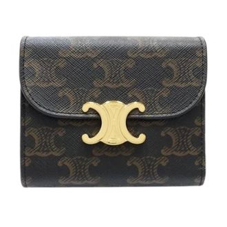 Celine Portefeuille Tri-fold Pre-owned - Femme - Pre-owned - Brun - Taille: ONE Size