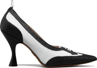 Thom Browne escarpins en cuir grain&eacute; - Noir