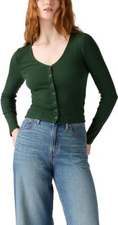 Levi's Femme T-Shirt Manche Longue Muse Mountain View Greens M