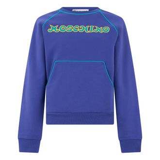 Moschino Damen, Sweatshirts & Hoodies, Blau, 2XSGr&ouml;&szlig;e