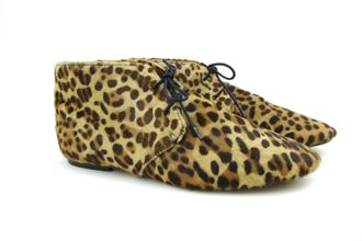 Isabel Marant Etoile leopard print lace-up boots Size 38