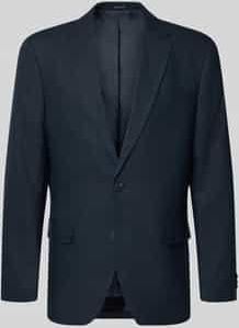 Christian Berg Sakko aus Leinen-Mix mit Pattentaschen