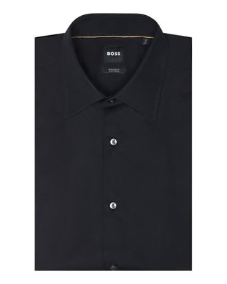 HUGO BOSS Performance-Kurzarmhemd aus einem Baumwoll-Stretch, Regular in