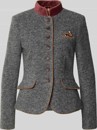 White Label Blazer mit Brustleistentasche und Einstecktuch