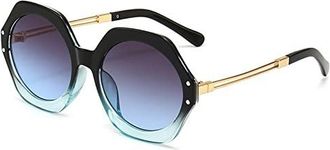 Generic Lunettes de soleil à grand cadre Street Shot hommes et femmes lunettes de soleil pour vacances en plein air lunettes de soleil de plage (couleur : D, 