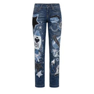 Dolce & Gabbana Gerades Jeans - - Jeans - Damen - Blau - 2XS