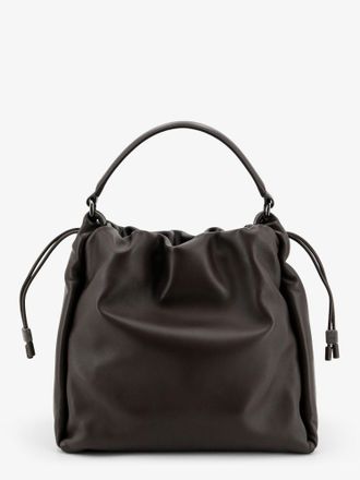 Brunello Cucinelli Womens Shoulder Bag Mellow Leather Brown