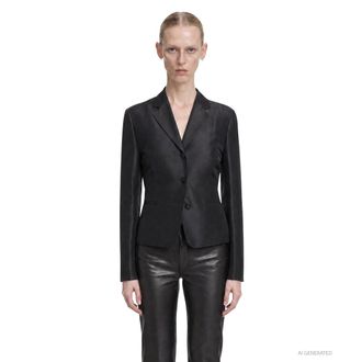 Gucci Fine Silk Faille Blazer