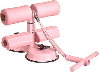 Generico AB Training Hilfshilfe, AB Trainer, Saugbecher mit verstellbarem Widerstandsband, Hilfsübungen - Bauchmuskeltrainingshilfen, tragbares Bauchmuskeltrai