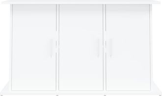 Generic Aquariumständer, Aquarium Unterschrank, Aquarium Tisch, Aquarienschrank mit 4 Fächer, Aquarienunterschrank, Terrarium Schrank für Sicheren Stand, Weiß