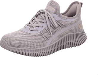 Skechers Damen Bobs Geo New Aesthetics Sneakers,Sports Shoes, Quail Knit/Synthetic Trim, 35.5 EU