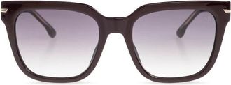 Victoria Beckham Femme, Accessoires, Rouge, Taille: ONE Size Lunettes de soleil rectangulaires