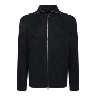 Incotex Homme, Pulls, Bleu, Taille: XL Full Zip Sweater