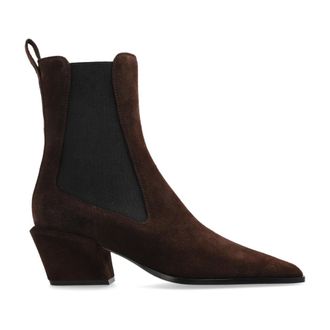 PARIS TEXAS Wildleder-Stiefeletten mit Absatz Bettina - - Shoes - Damen - Braun - 41 EU