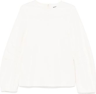 Jil Sander Strukturiertes Oberteil - Weiß