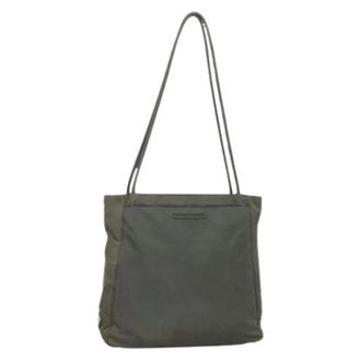 Prada Pre-owned Nylon sacs-prada - Femme - Pre-owned - Vert - Taille: ONE Size