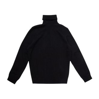 Sams&oslash;e & Sams&oslash;e Isak Knit Turtleneck - Homme - Pulls - Noir - Taille: L
