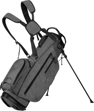 Generic Club-Reisetasche, Anpassbare Aufbewahrung, Doppelte Schultergurte, Club-Standtasche f&uuml;r Bequemes Tragen auf Dem Platz f&uuml;r -Enthusiasten (Gray)