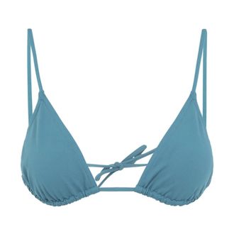Eres Eres, Femme, Maillots de bain, Bleu, Taille: 40 FR Mouna Bikini Top