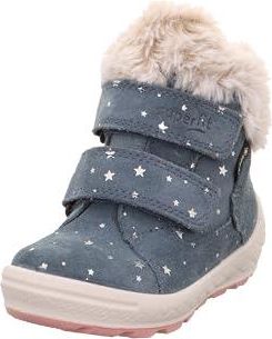 Superfit Garçon Fille Groovy 2.0 Warm gefütterte Gore-Tex Botte de Neige, Blau 8000, 20 EU Large