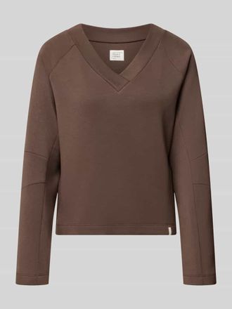 Schiesser Regular Fit Sweatshirt mit V-Ausschnitt