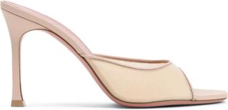Amina Muaddi Femme, Chaussures, Beige, Taille: 37 EU Alexa Slipper