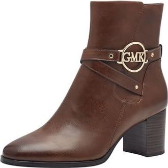 Marco Tozzi by Guido Maria Kretschmer 2-85300-43 Bottines zippées pour Femme Botte Tendance, Châtain, 40 EU