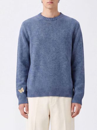 Valentino Garavani Pullover mit Rundhalsausschnitt aus reiner Schurwolle mit Rippb&uuml;ndchen