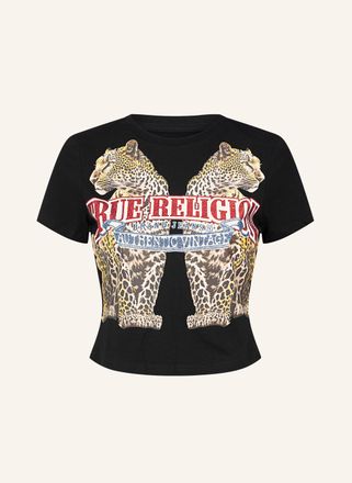 True Religion T-Shirt Crystal schwarz