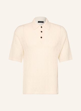 AllSaints Allsaints Strick-Poloshirt Cyclone weiss