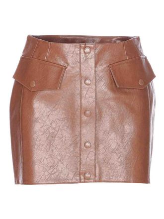 Patrizia Pepe Mini Jupe - Marron